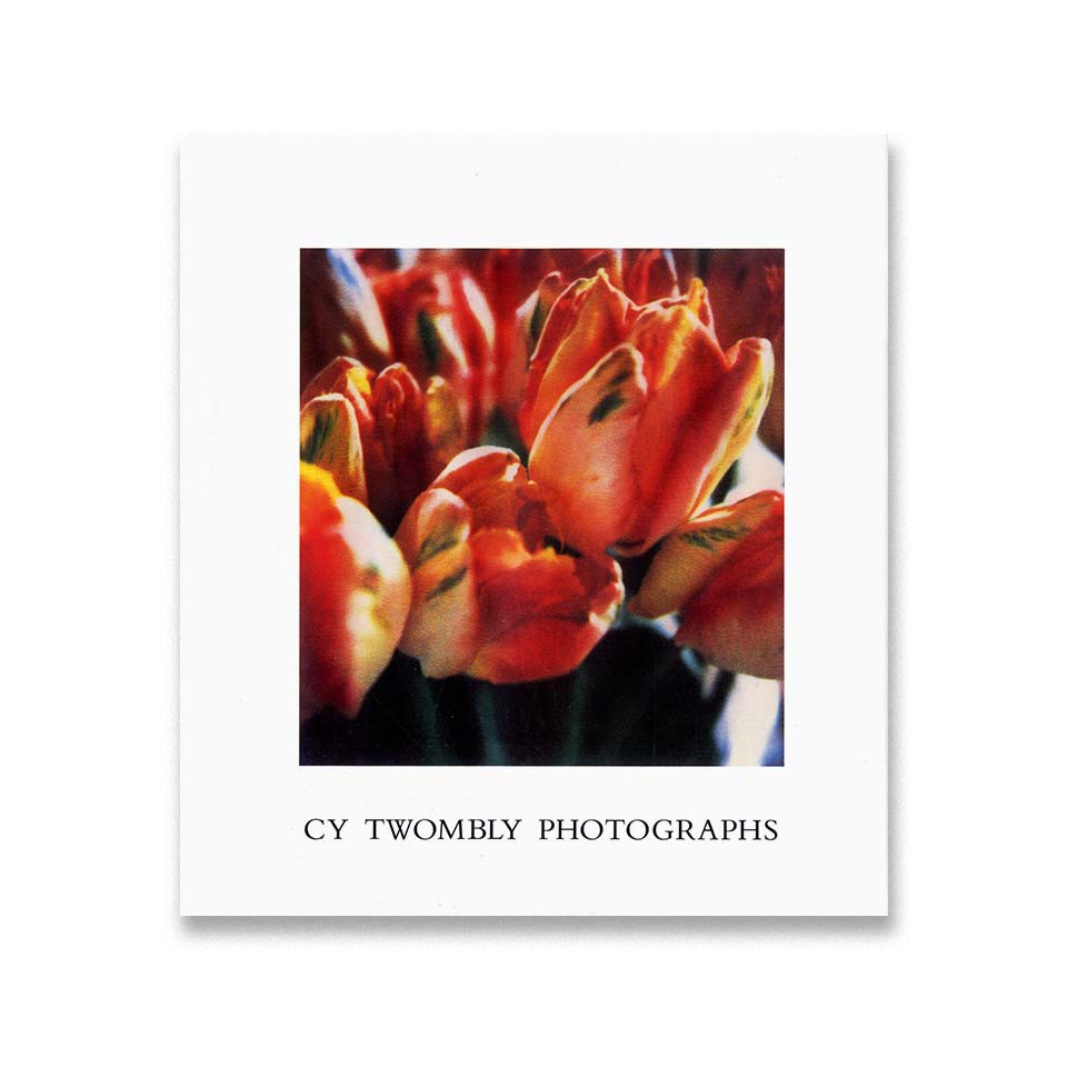 Cy Twombly Photographs | Exhibition Catalogues | Bibliography | The ...